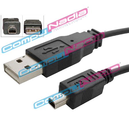 CABLE USB A MINI 4 PINES | CABLE USB A MINI 4 PINES | Compunadia